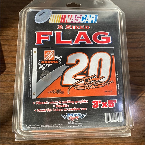 Other | Tony Stewart Nascar Flag | Poshmark